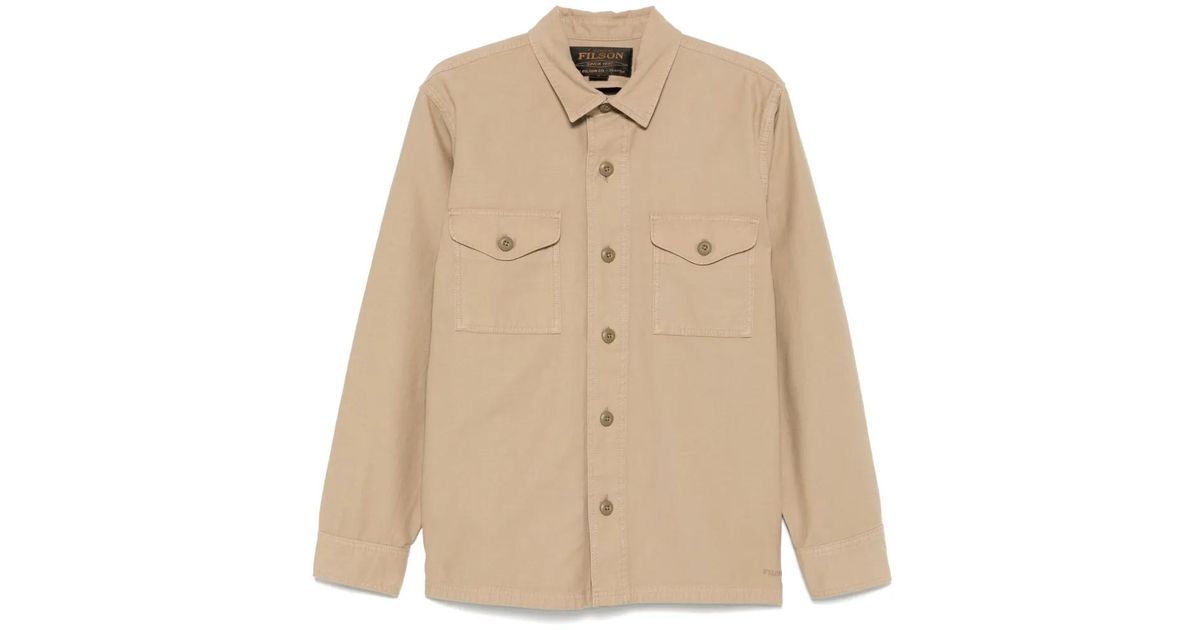 Filson Jac Shirt Jacket in Natural for Men | Lyst