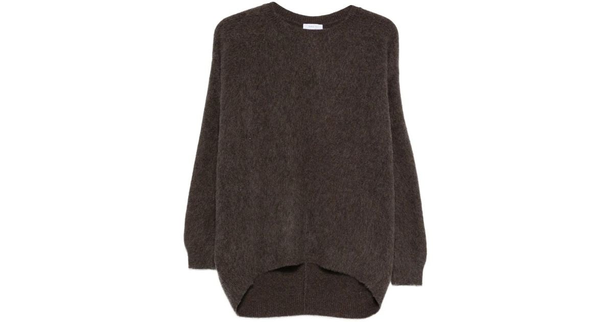 Avant Toi Round-neck Sweater in Brown | Lyst UK