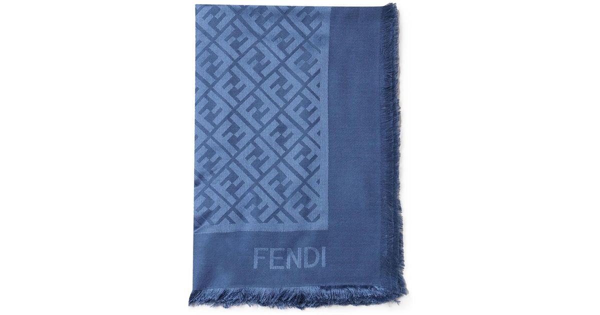 Fendi Ff Shields Accessories in Blue | Lyst