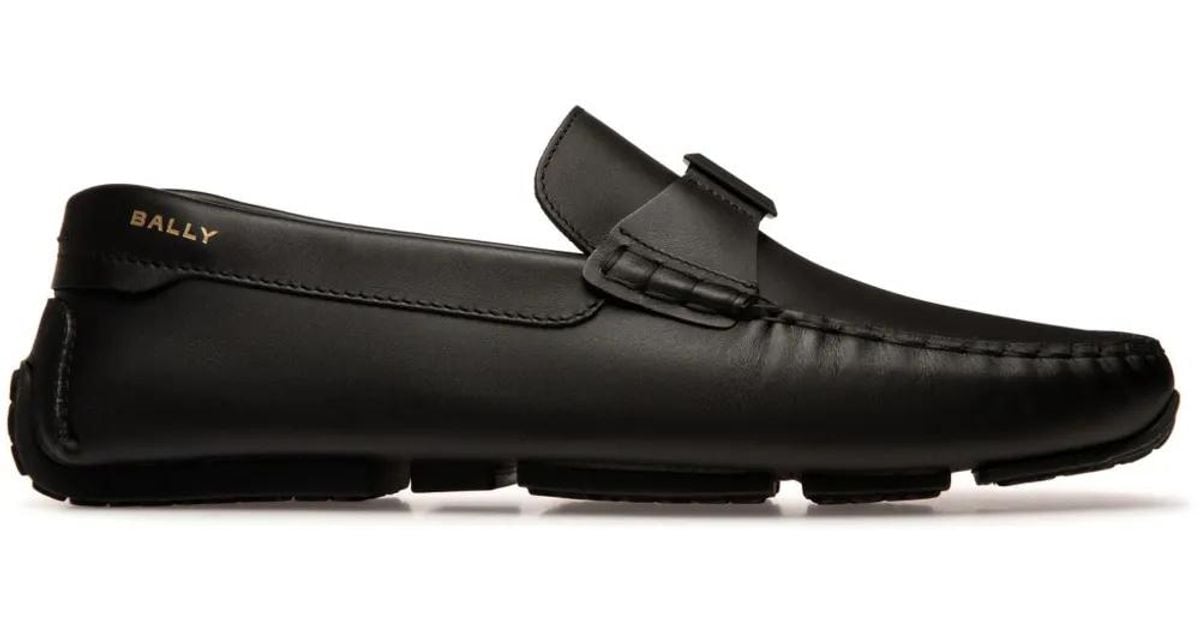 Bally Pilot Driving Shoes in Black for Men | Lyst