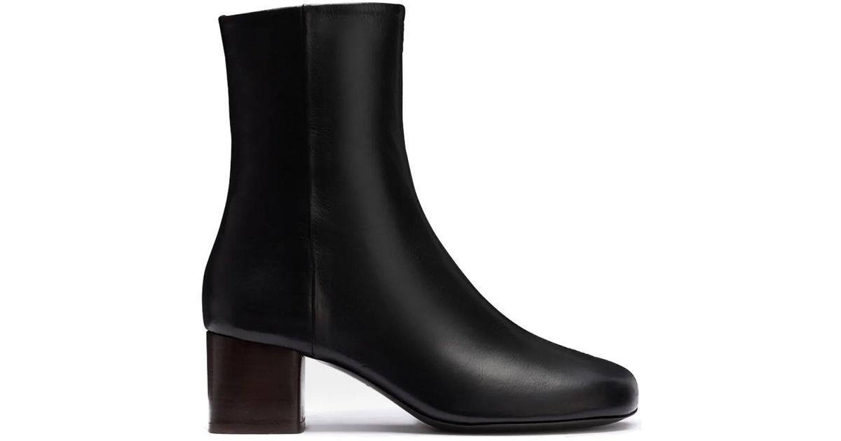 Lemaire "Anatomic" Boots 55 in Black | Lyst
