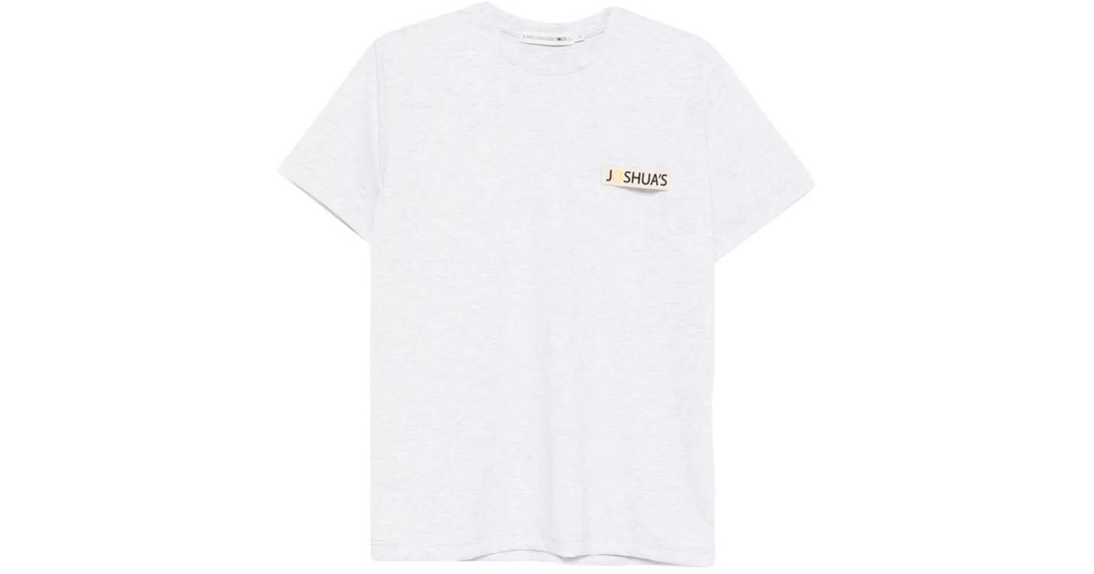 Joshua Sanders X Smiley Logo T-Shirt in White for Men | Lyst UK