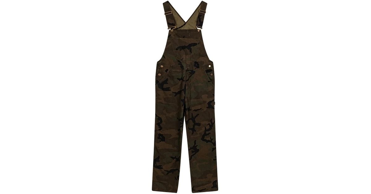 Supreme X Louis Vuitton Camouflage Print Overalls In Black For Men Lyst