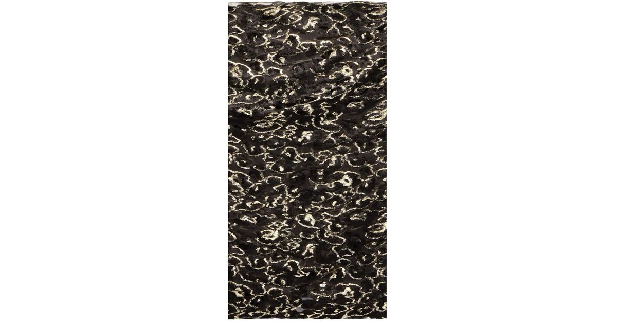 Roberto Cavalli Silk Scarf in Black | Lyst UK