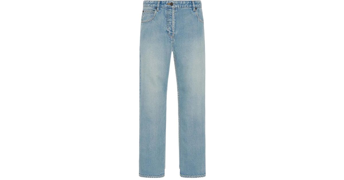 The Row Riaco Jean In Cotton in Blue | Lyst