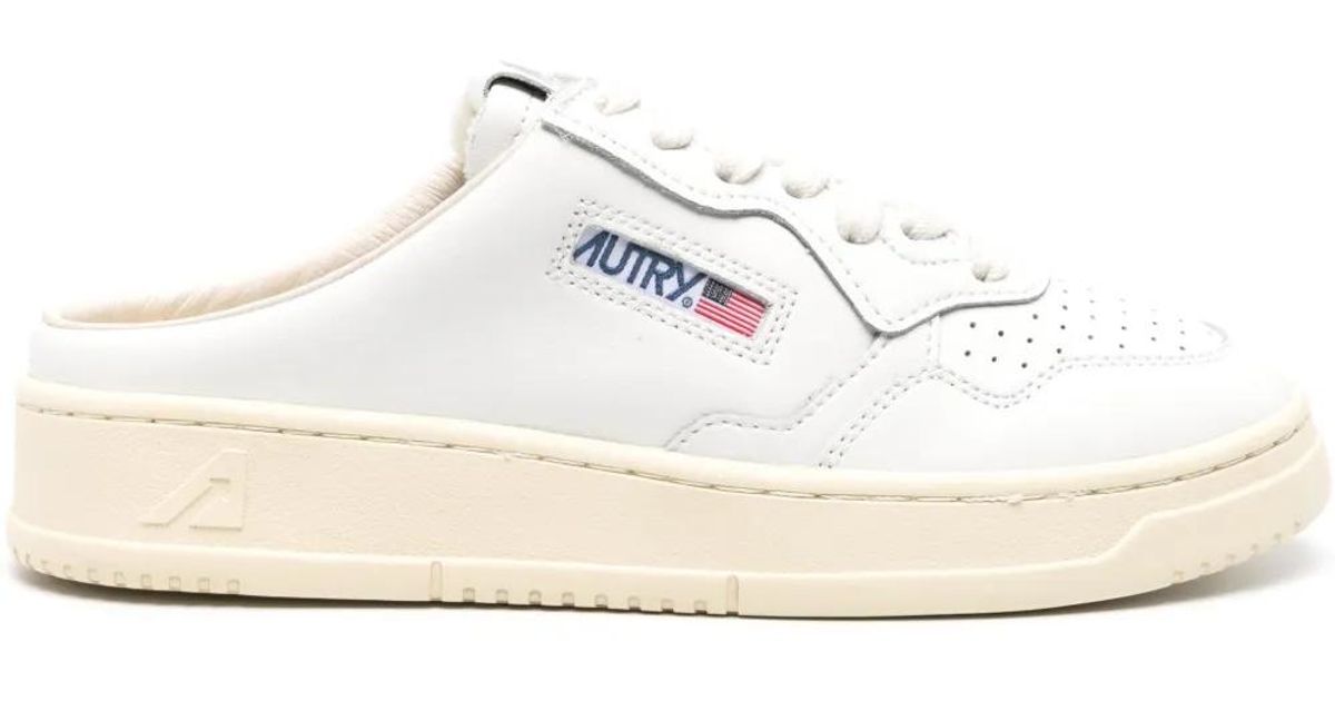 Autry Medalist Mule Sneakers in White | Lyst