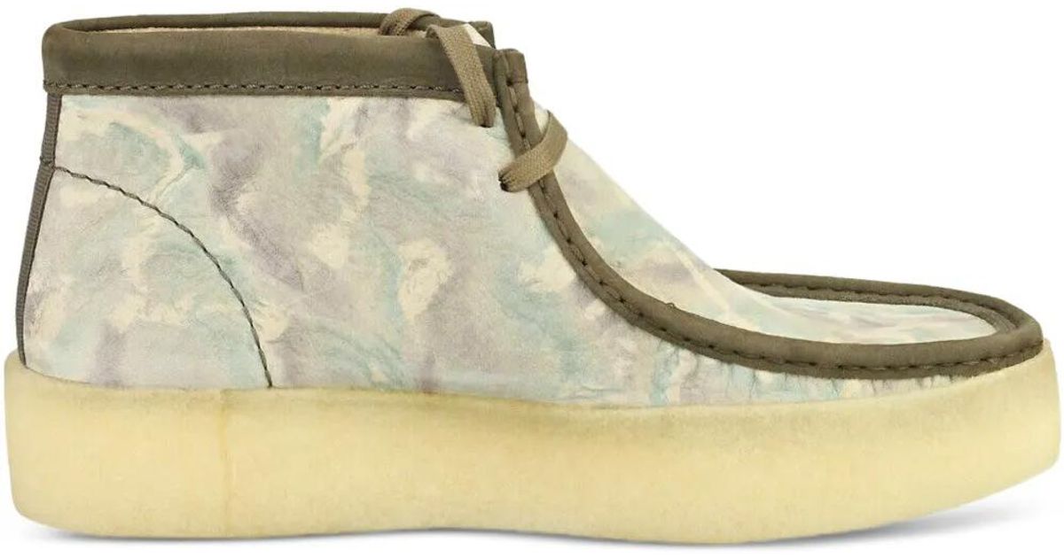 Clarks Wallabee Cup Bt Camouflage" Boots in Natural for Men | Lyst UK
