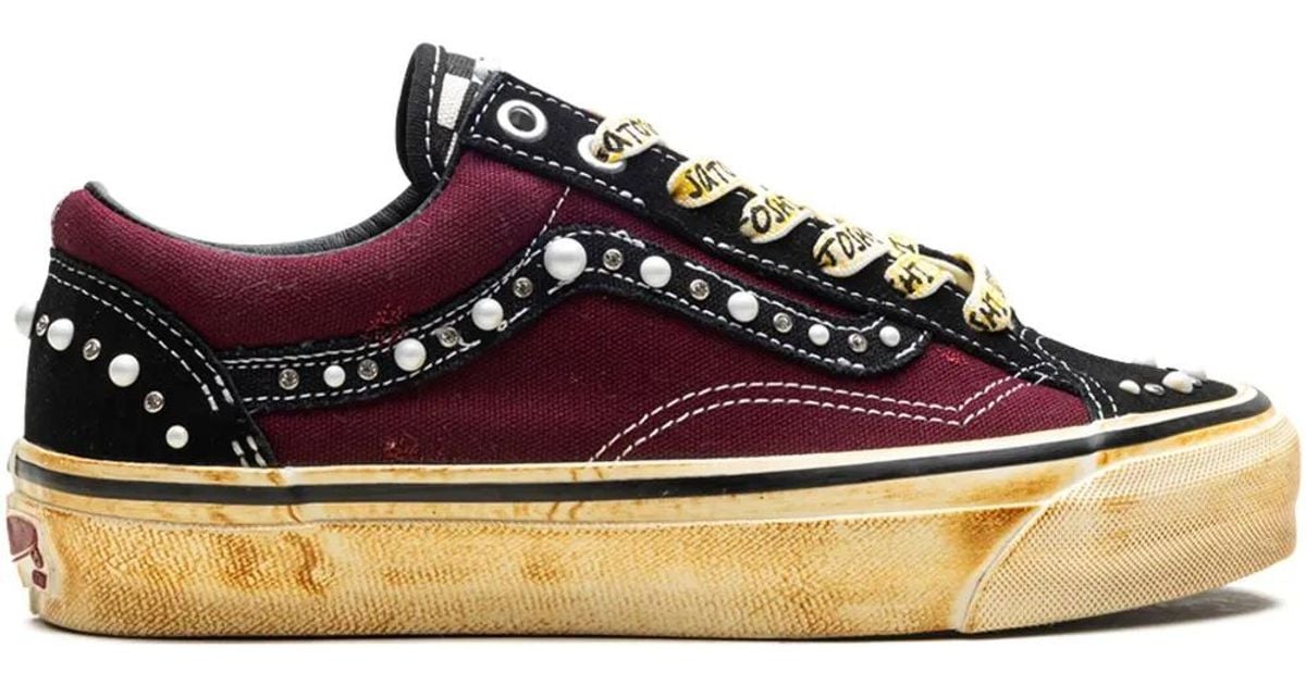 Vans X Satoshi Nakamoto Otw Old Skool Reissue 36 Sneakers in Red for ...