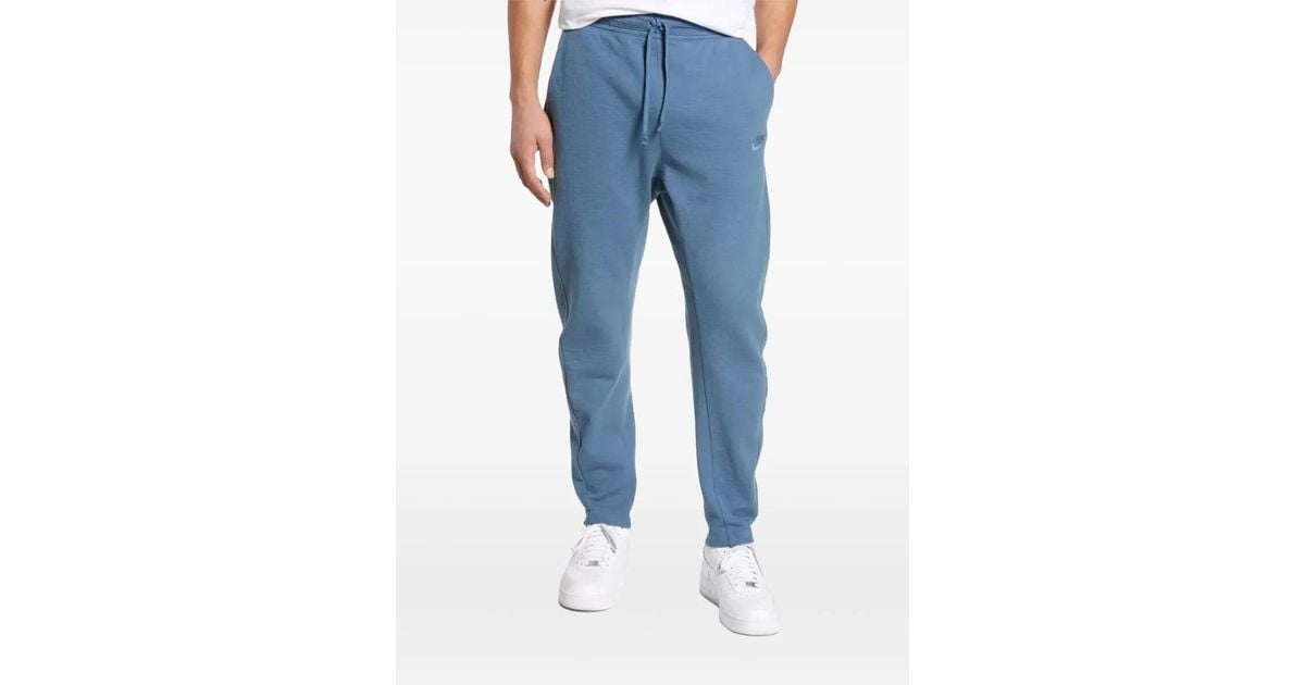 Nike Dri-Fit Yoga Track Pants in Blue for Men | Lyst UK