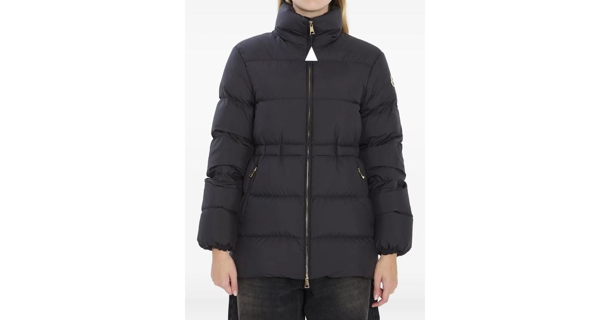 Moncler Brossette Puffer Jacket in Black | Lyst