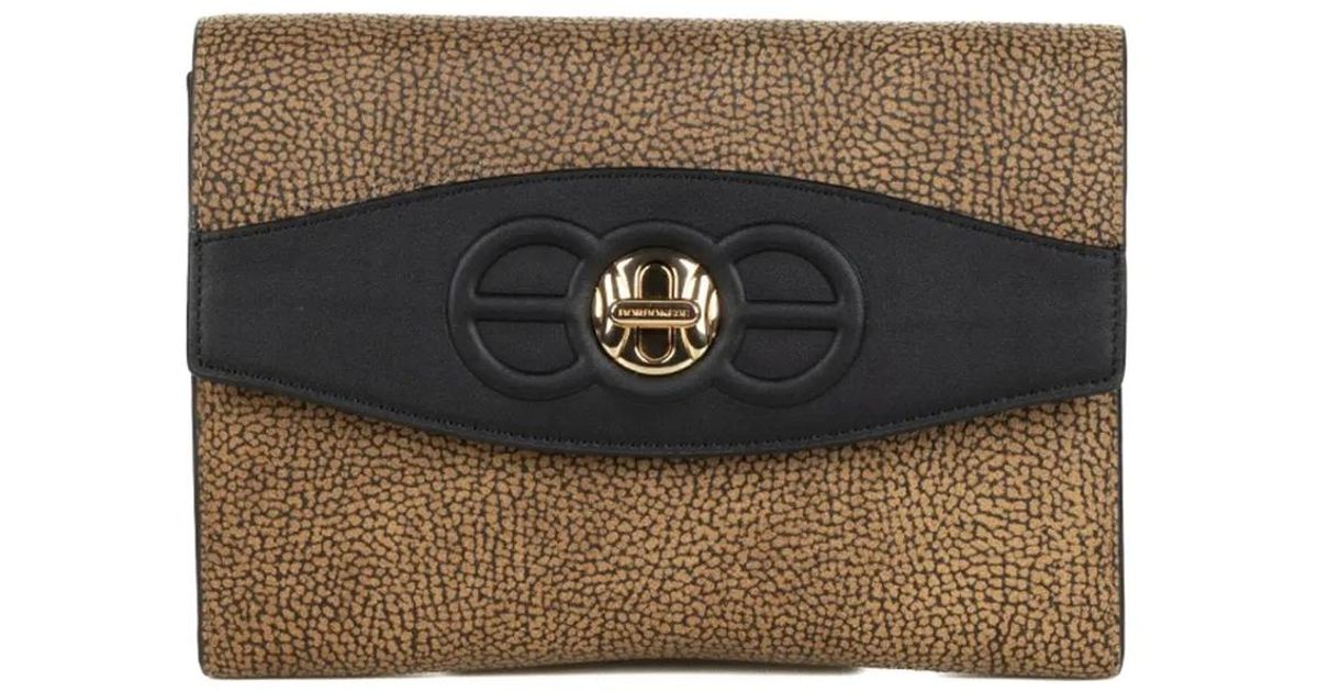 Borbonese Logo-Detail Wallet in Black | Lyst UK