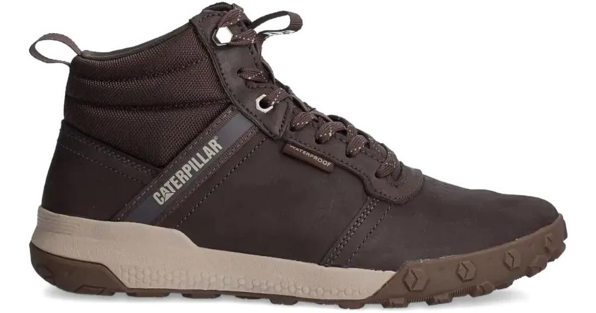 Caterpillar Hex Padded Lace-Up Boots in Brown for Men | Lyst