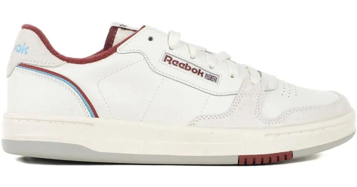 Reebok Phase Court "Chalk Rich" Trainers in White for Men | Lyst