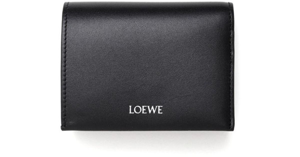 Loewe Leather Tri-fold Wallet in Gray for Men | Lyst Loewe Leather Tri-fold Wallet in Gray for Men | Lyst