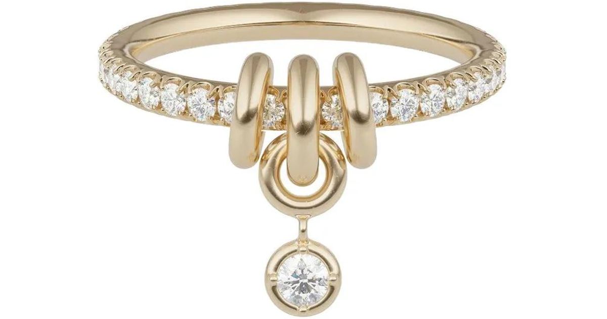 Spinelli Kilcollin Pia Diamond Ring in White | Lyst UK