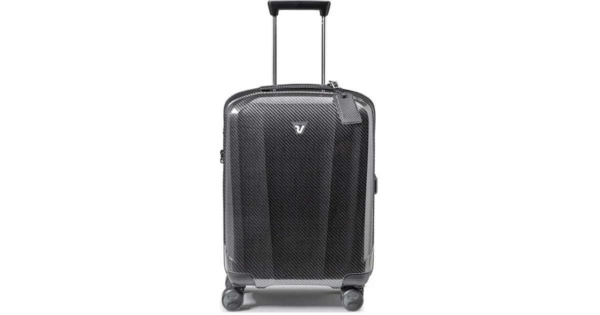 Roncato Logo Trolley in Black | Lyst