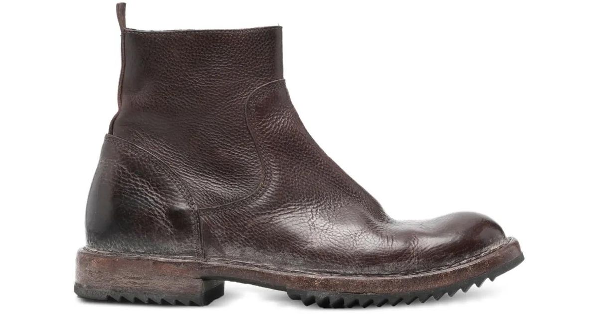 Moma Zip-Up Boots in Brown for Men | Lyst