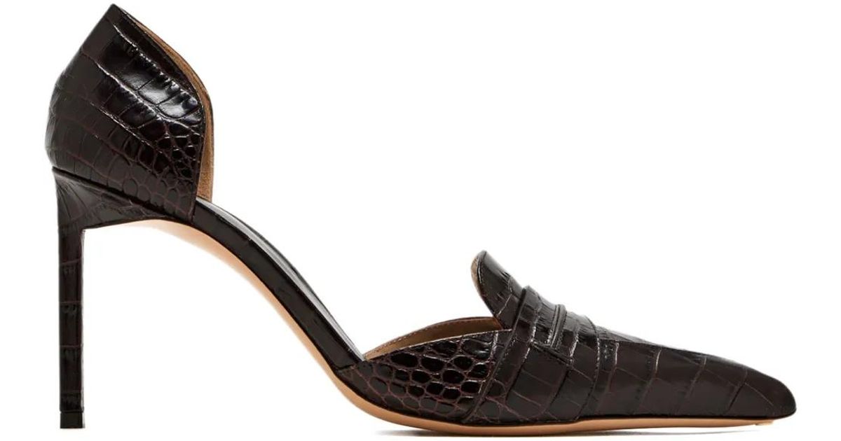 Tom Ford 85Mm Eva D'Orsay Pumps in Black | Lyst