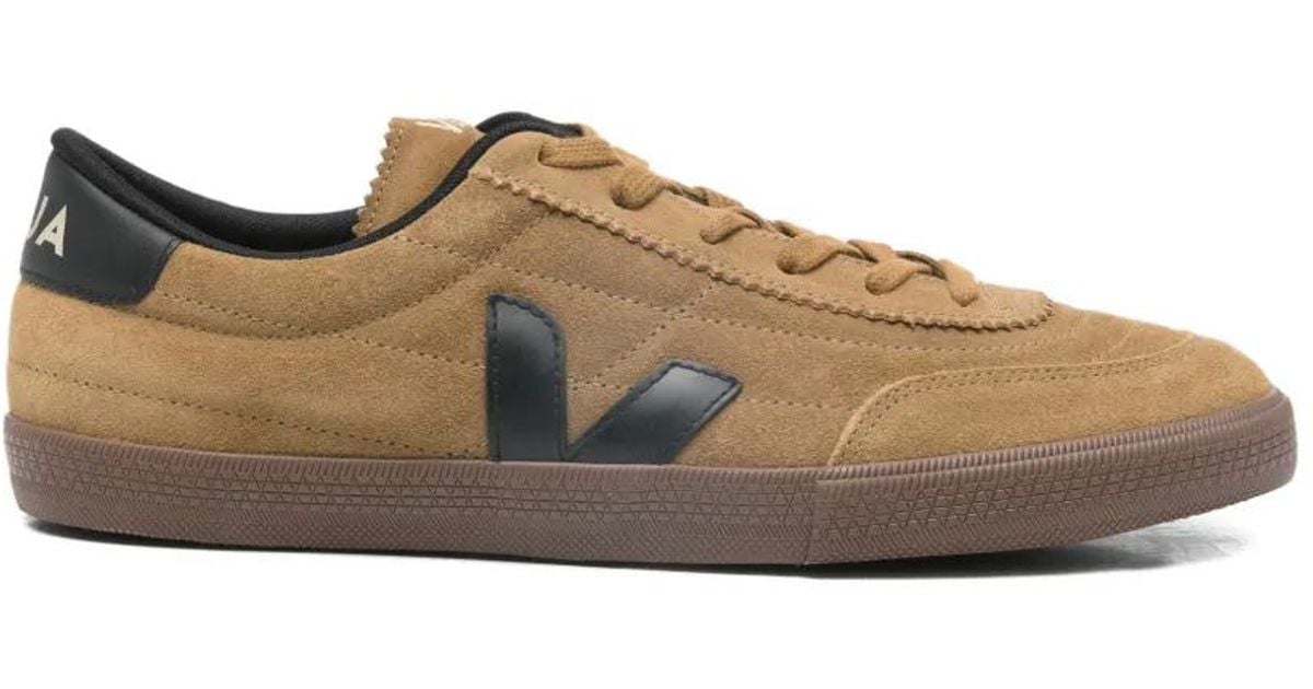 Veja Panenka Suede Logo Panelled Sneakers in Brown for Men | Lyst UK