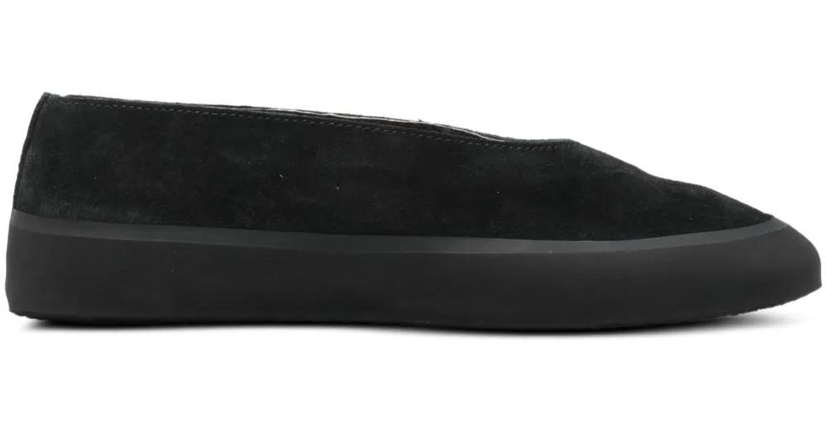Le Monde Beryl Apres Ski Shearling Ballet Flats in Black | Lyst