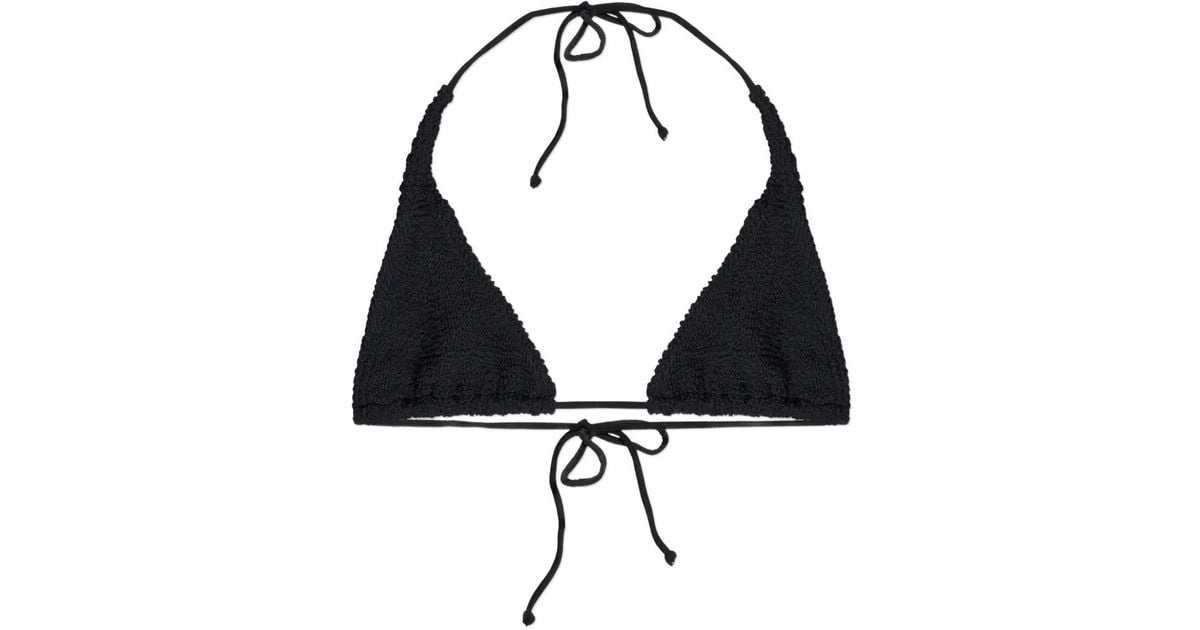 Bondeye Serenity Textured Tie Bikini in Black | Lyst