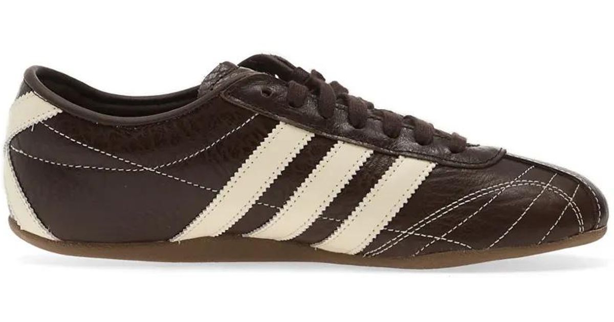 adidas Tokyo Logo-Detail Sneakers in Brown | Lyst UK