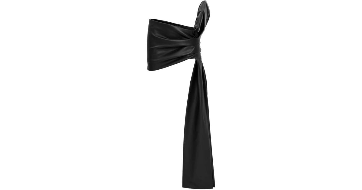 Lika Bow Mini Skirt in Black | Lyst UK