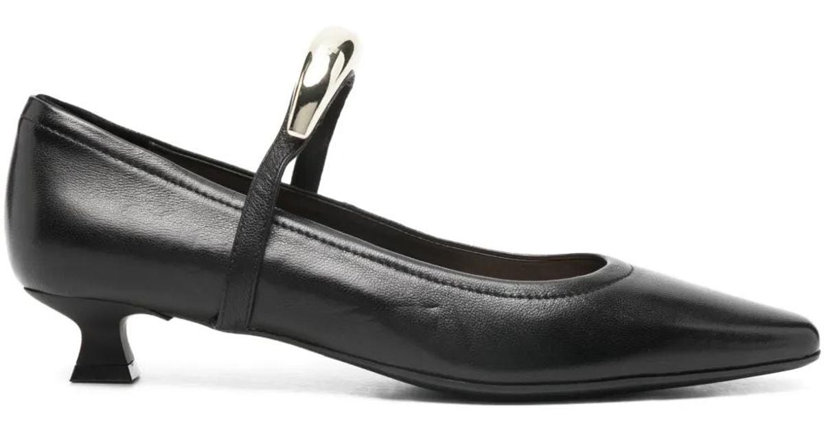 Marc Ellis 30mm Strap Detail Pumps in Black | Lyst UK