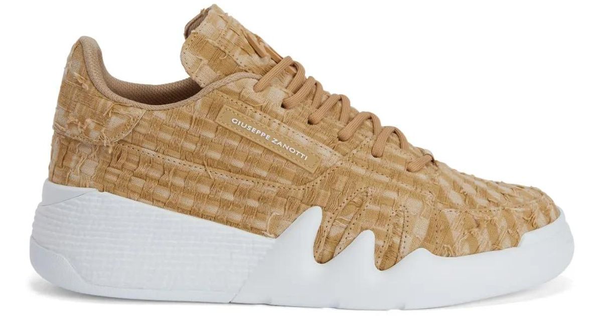 Giuseppe Zanotti Talon Lace-Up Low-Top Sneakers in Brown for Men | Lyst