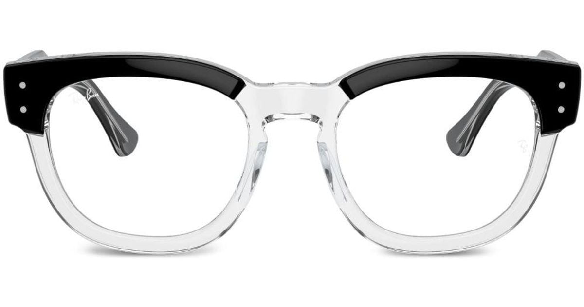 Ray-Ban Mega Hawkeye Optics Square-Frame Glasses in Black | Lyst