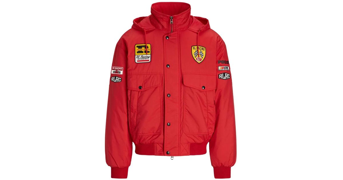 Polo Ralph Lauren Active Rl Racing Jacket in Red for Men | Lyst