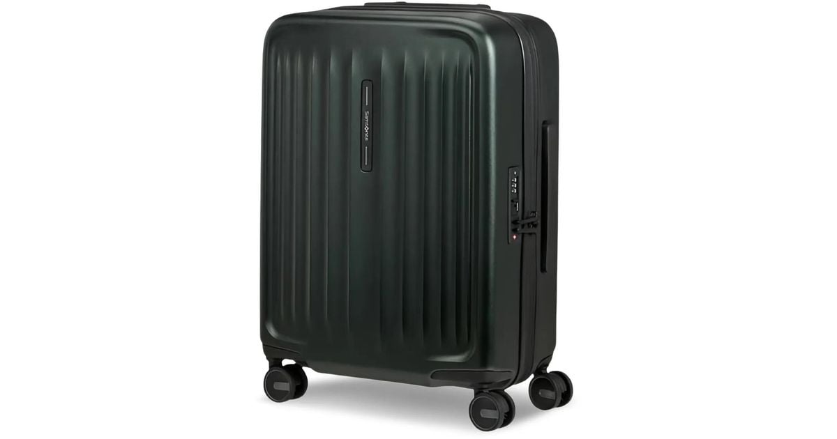 Samsonite Fyrm Grooved Spinner Suitcase in Black | Lyst