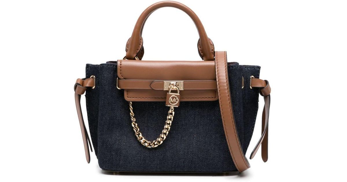 MICHAEL Michael Kors Hamilton Legacy Denim Tote Bag in Blue | Lyst