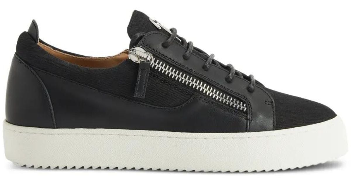 Giuseppe Zanotti Frankie Zip Sneakers in Black for Men | Lyst UK