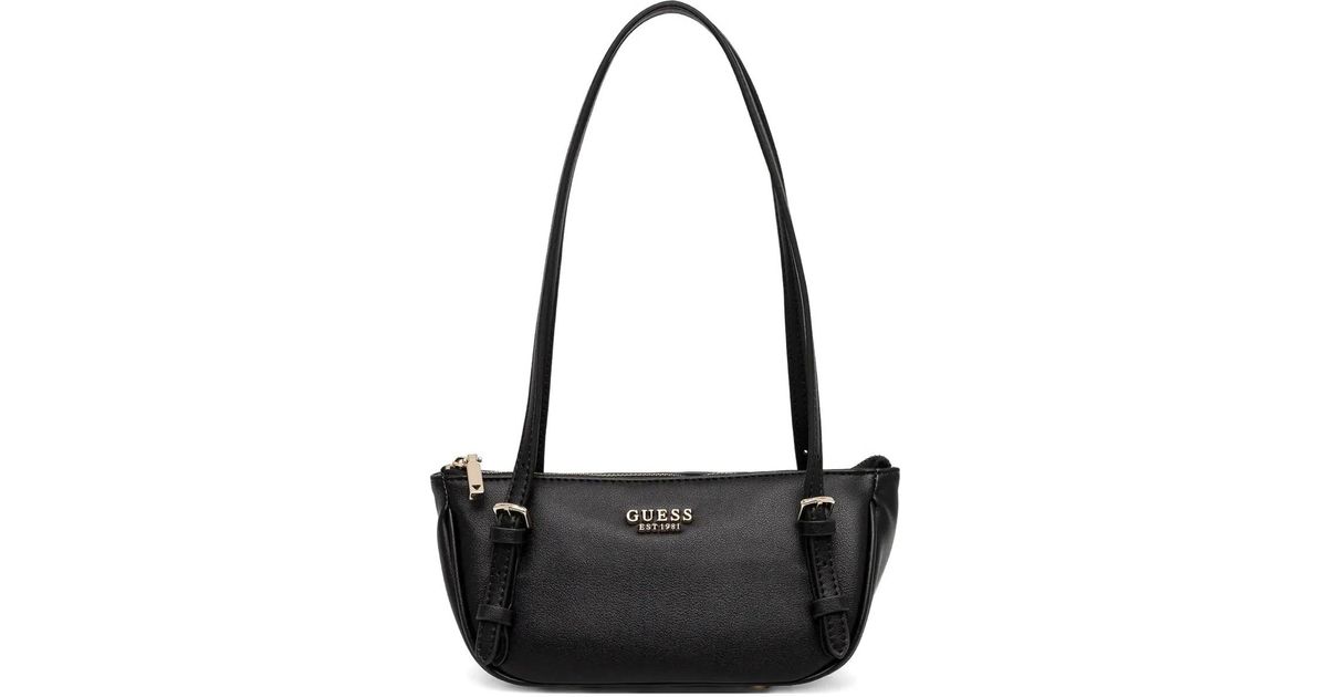 Guess Mini Cerelia Shoulder Bag in Black | Lyst