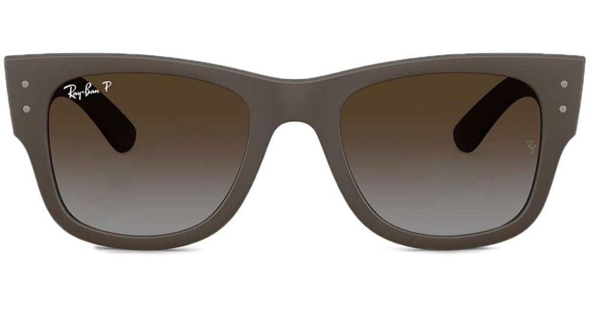 Ray-Ban Mega Wayfarer Liteforce Sunglasses in Brown | Lyst