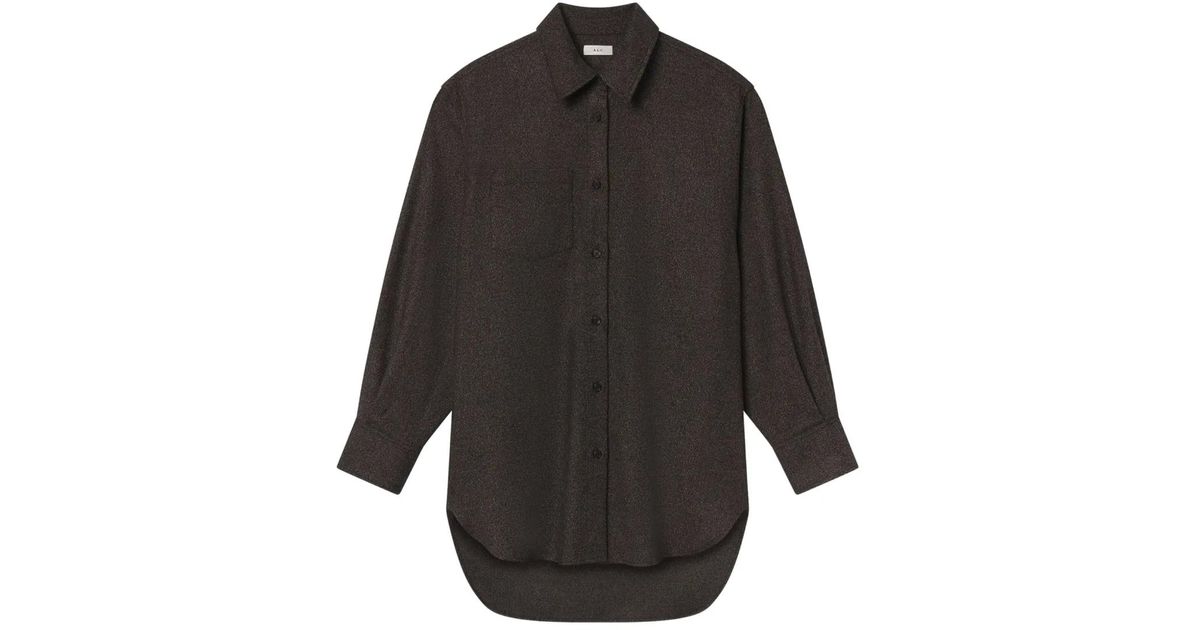 A.L.C. Long Sleeve Shirt in Grey | Lyst UK