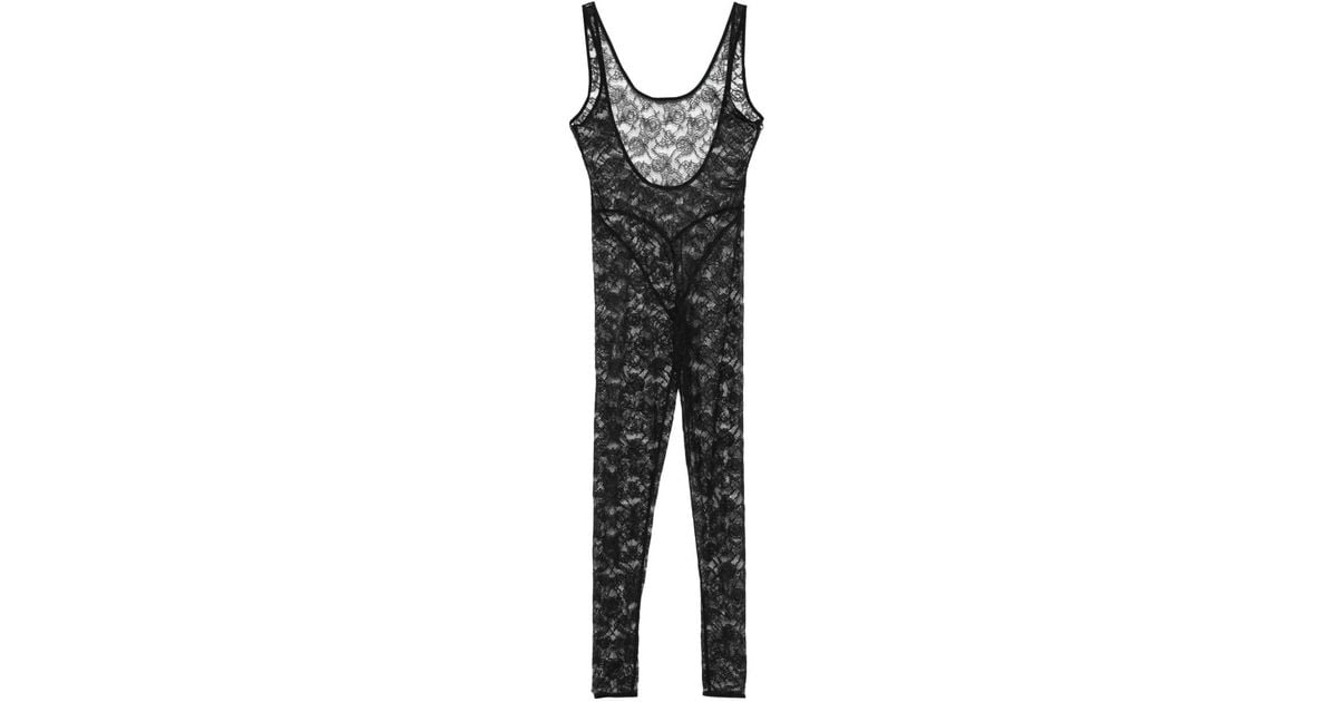 Maison Close Flashback Jumpsuit in Black | Lyst