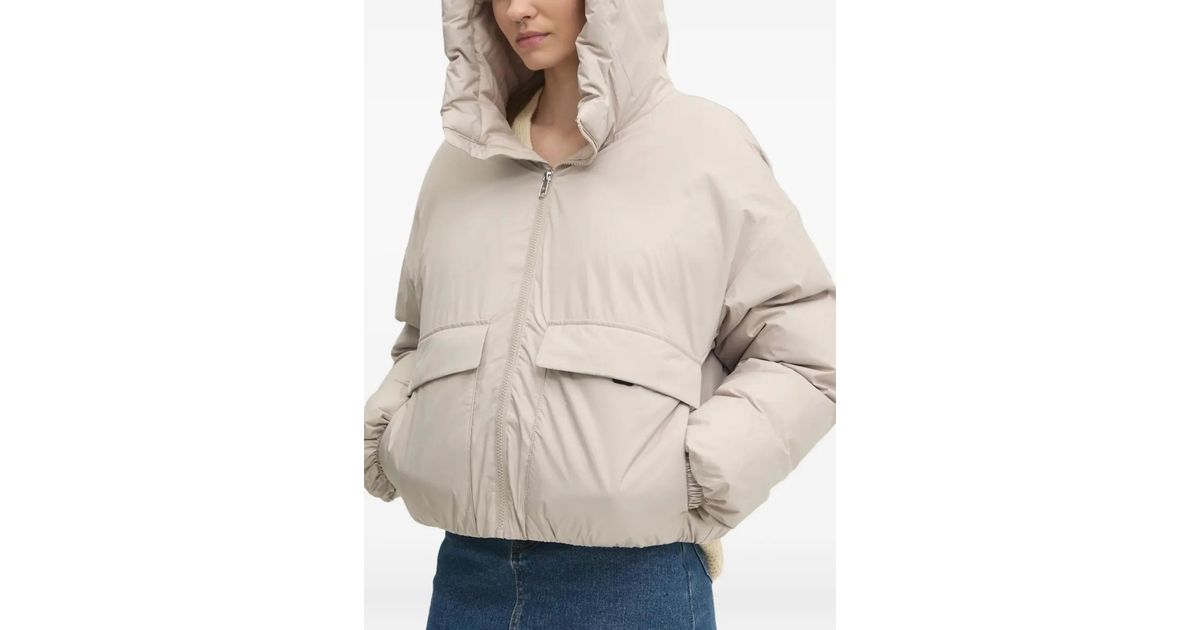 Converse Hooded Pocket Jacket in Natural | Lyst UK