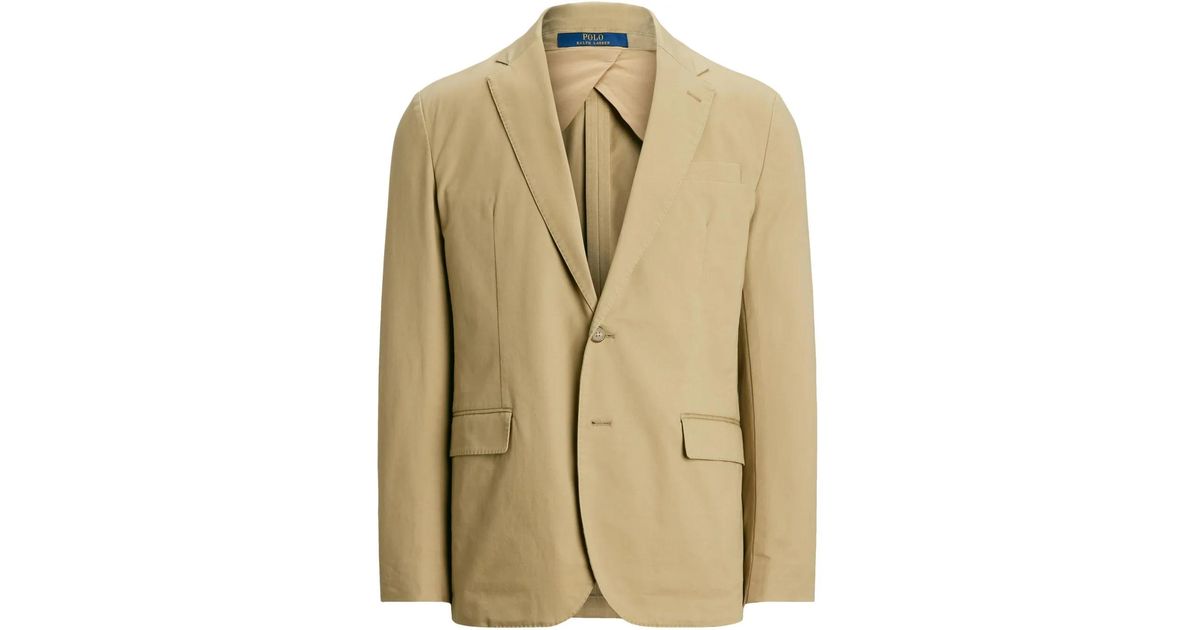 Polo Ralph Lauren Polo Unconstructed Blazer in Natural for Men | Lyst