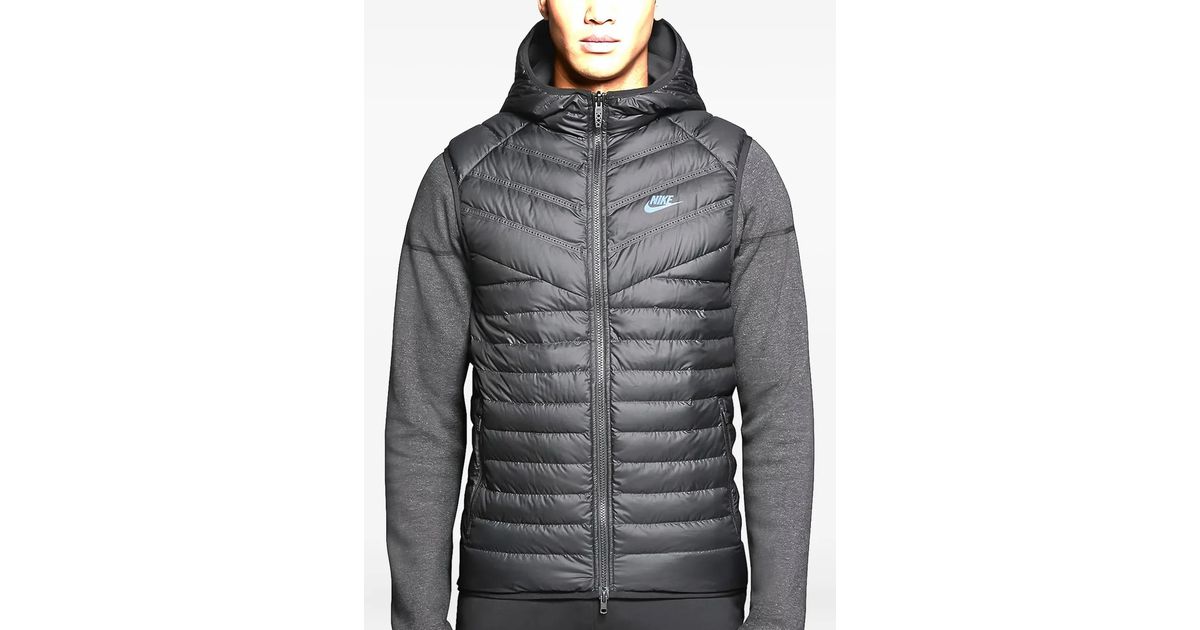 Nike Aeroloft Windrunner Jacket in Grey for Men | Lyst UK