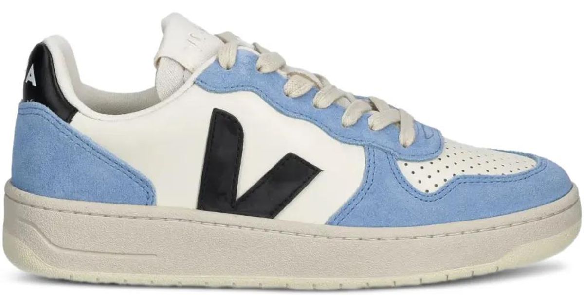 Veja V-10 Sneakers in Blue | Lyst
