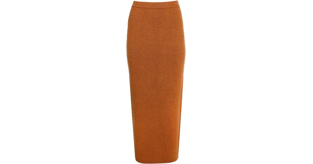SER.O.YA Hazel Maxi Skirt in Brown | Lyst