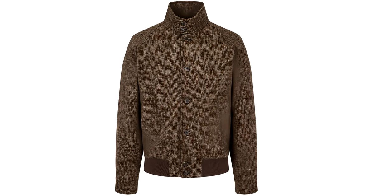 MAN ON THE BOON. Harrington Jacket in Brown for Men | Lyst