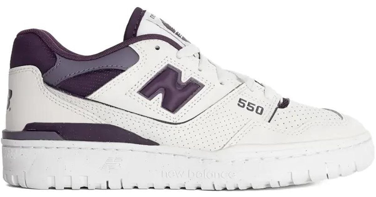 New Balance 550 Logo-Detail Sneakers in White | Lyst UK