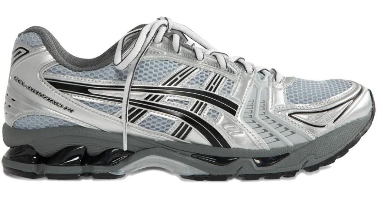 Asics Gel-Kayano 14 Mesh-Panel Running Sneakers in Grey for Men | Lyst UK