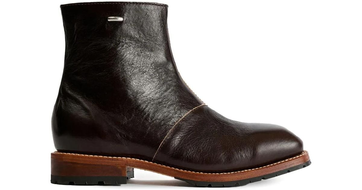 Our Legacy Engine Zip Boots in Brown for Men | Lyst UK