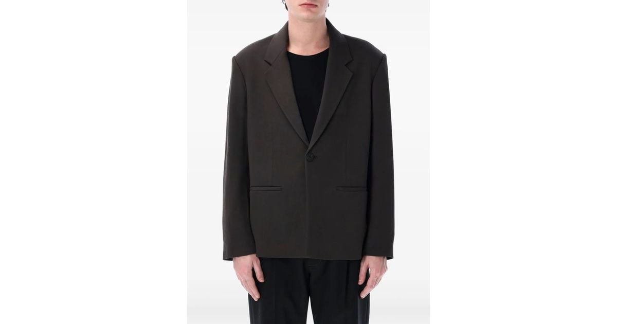 Studio Nicholson Oversized Blazer in Black for Men | Lyst
