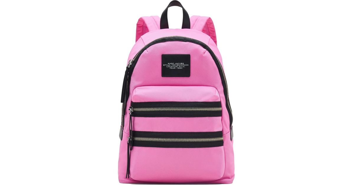 Marc Jacobs Large The Biker Backpack in Pink | Lyst