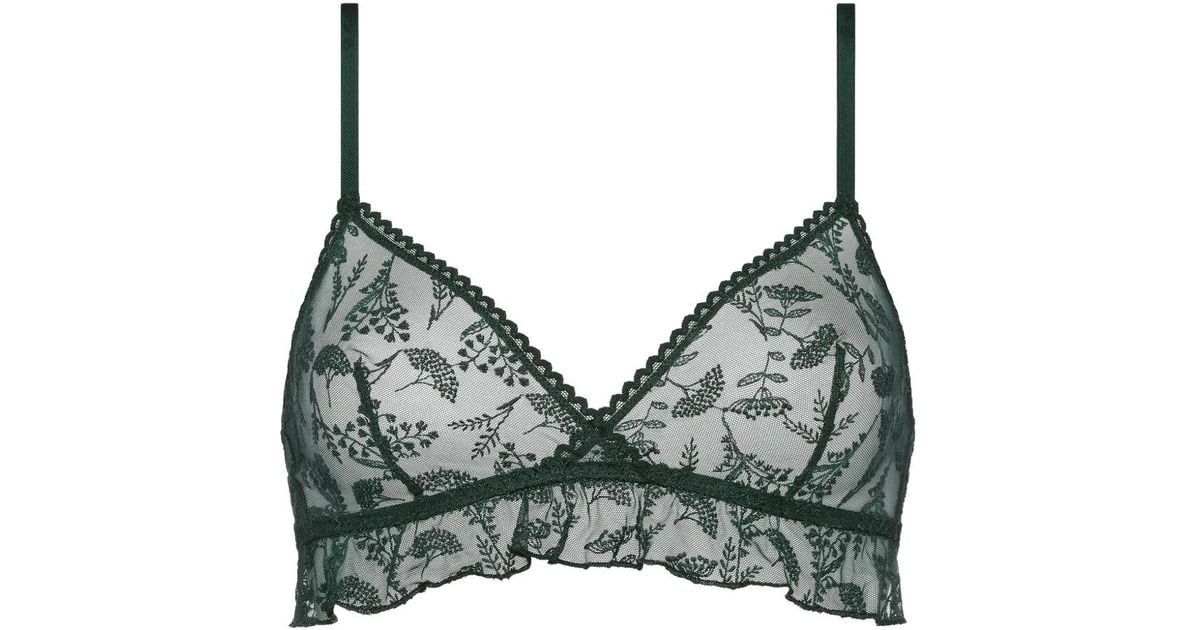 Eres Clochette Wireless Triangle Bra in Grey | Lyst UK